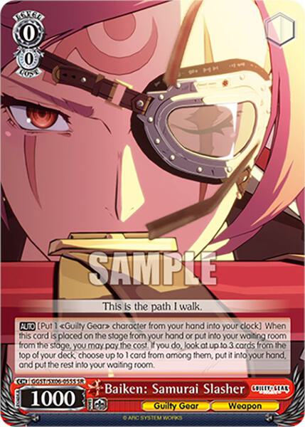 Baiken: Samurai Slasher (SR) - Guilty Gear -Strive- - Weiss Schwarz ...