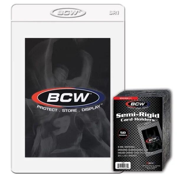 Semi-Rigid Card Holder #1 (50ct.) - BCW Toploaders - Collectible ...