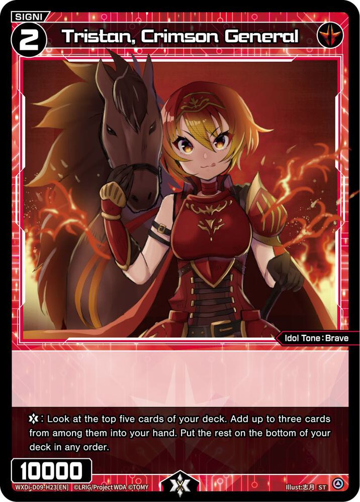 Tristan, Crimson General - Super Diva Deck: Double Heroines - WIXOSS ...