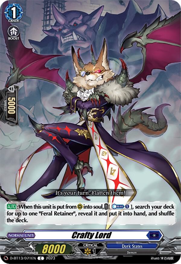 Crafty Lord - Flight of Chakrabarthi - Cardfight Vanguard