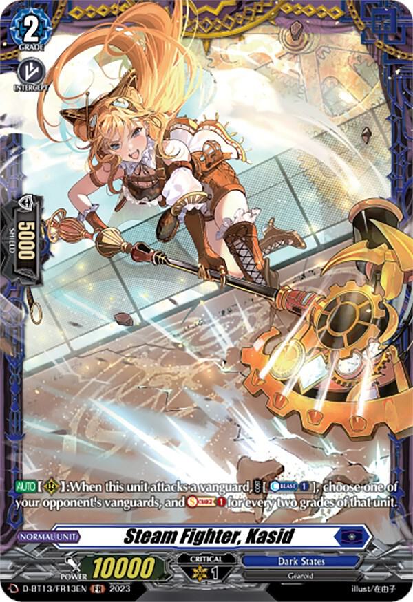 Steam Fighter, Kasid (FR) - D-BT13: Flight of Chakrabarthi - Cardfight Vanguard - TCGplayer.com