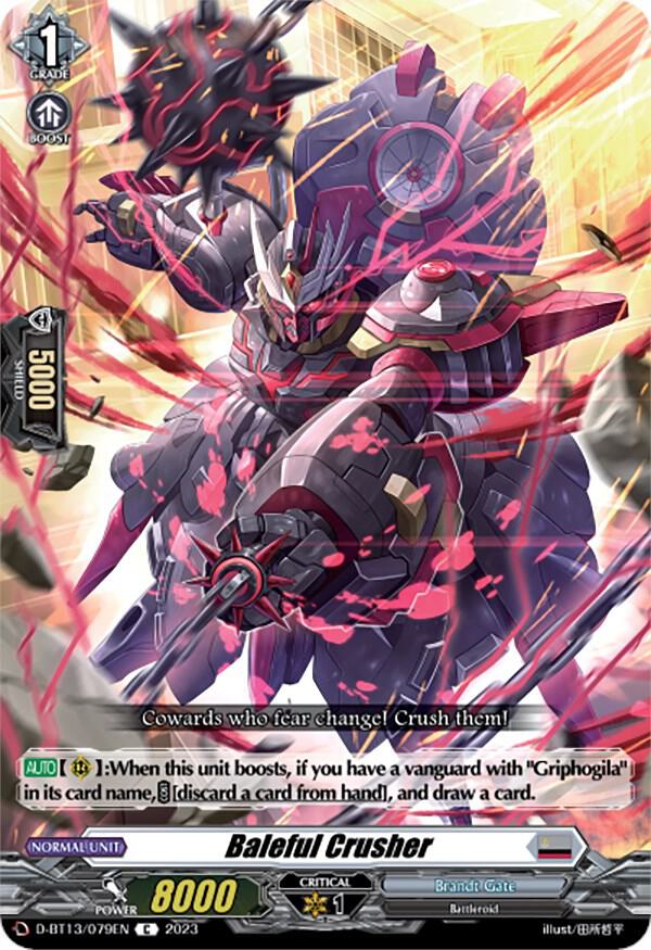 Baleful Crusher - Flight of Chakrabarthi - Cardfight Vanguard