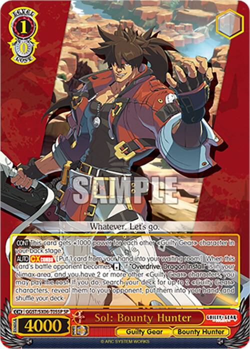 Sol: Bounty Hunter (SP) - Guilty Gear -Strive- - Weiss Schwarz ...