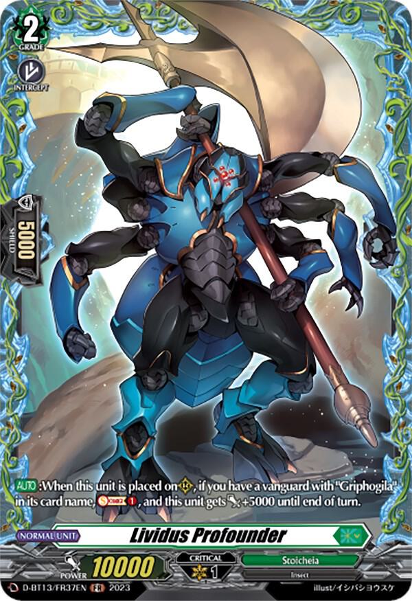 Lividus Profounder (FR) - D-BT13: Flight of Chakrabarthi - Cardfight Vanguard