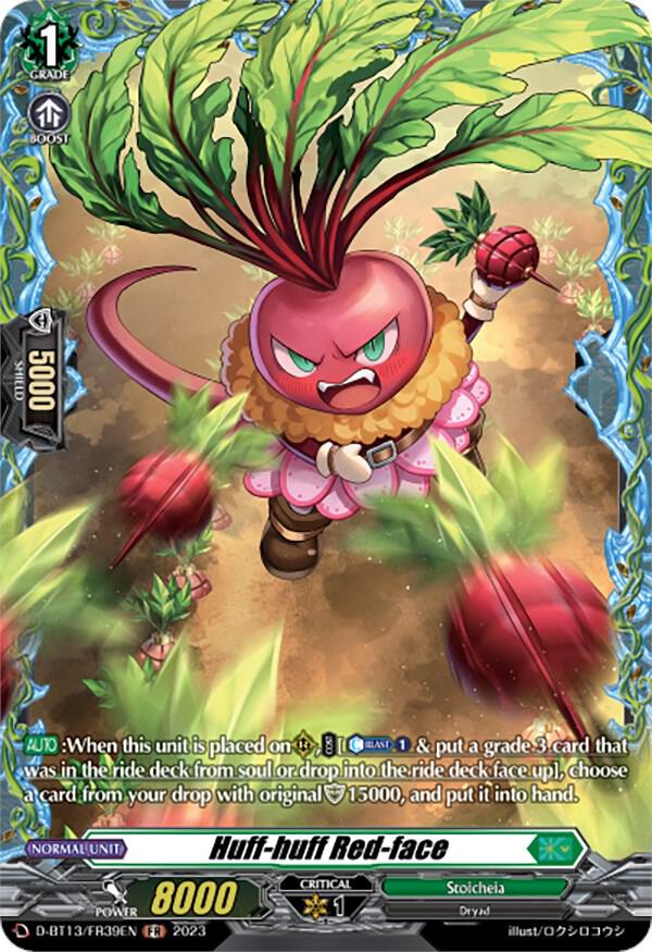 Huff-huff Red-face (FR) - D-BT13: Flight of Chakrabarthi - Cardfight Vanguard - TCGplayer.com