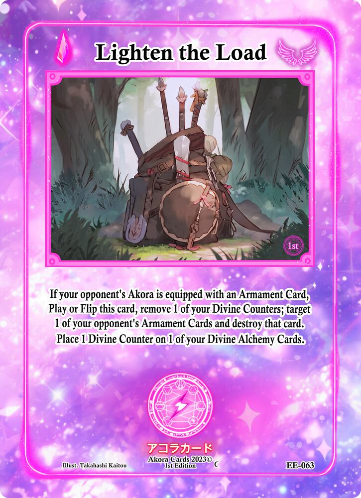 Lighten the Load - Eternal Echoes [1st Edition] - Akora TCG