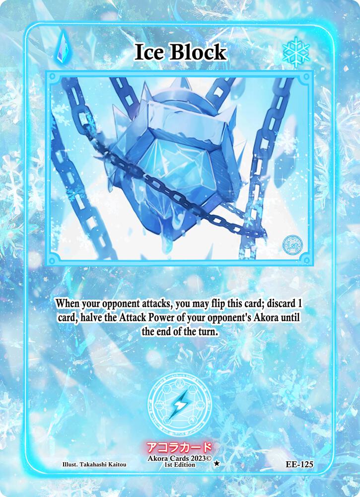 Ice Block - Eternal Echoes [1st Edition] - Akora TCG - TCGplayer.com