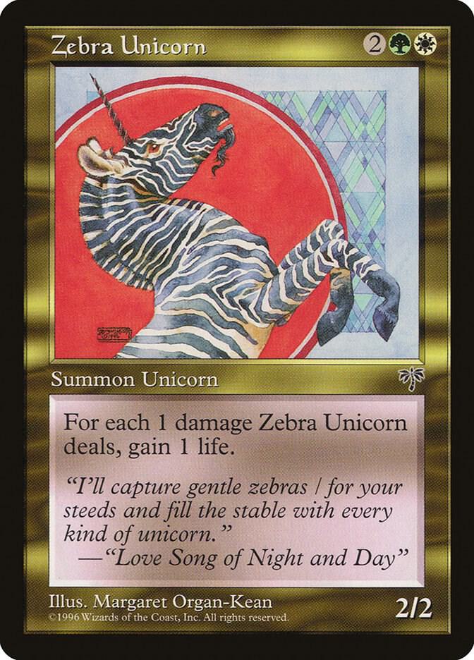 Zebra Unicorn - Mirage - Magic: The Gathering - TCGplayer.com