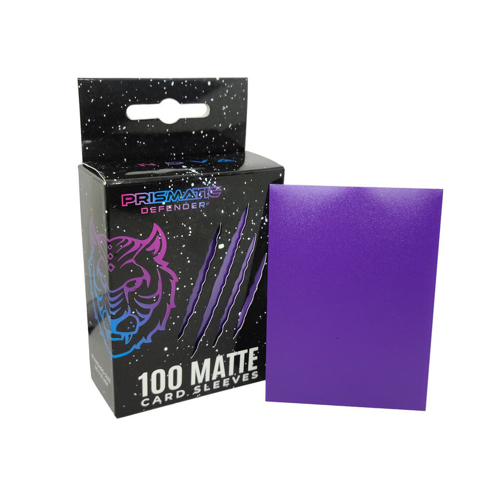 Standard Matte Sleeves - Purple / Nova (100-Pack) - Prismatic Defender ...