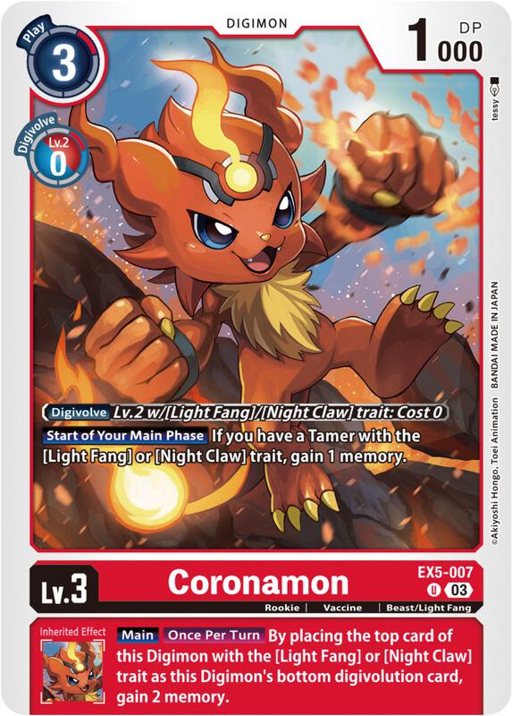 Coronamon - Animal Colosseum - Digimon Card Game - TCGplayer.com