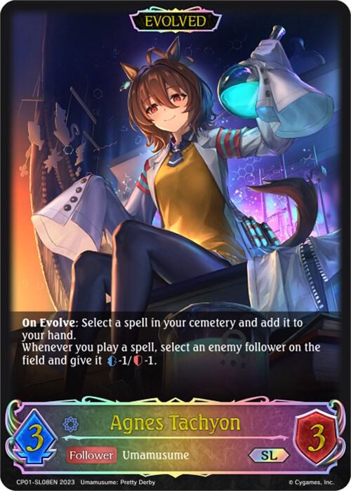 Agnes Tachyon (Evolved) (SL) - CP01: Umamusume: Pretty Derby - Shadowverse: Evolve - TCGplayer.com