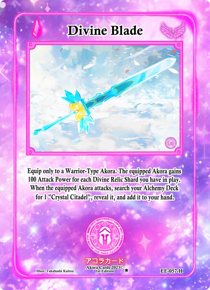 Divine Blade (Holo) - Eternal Echoes [1st Edition] - Akora TCG ...