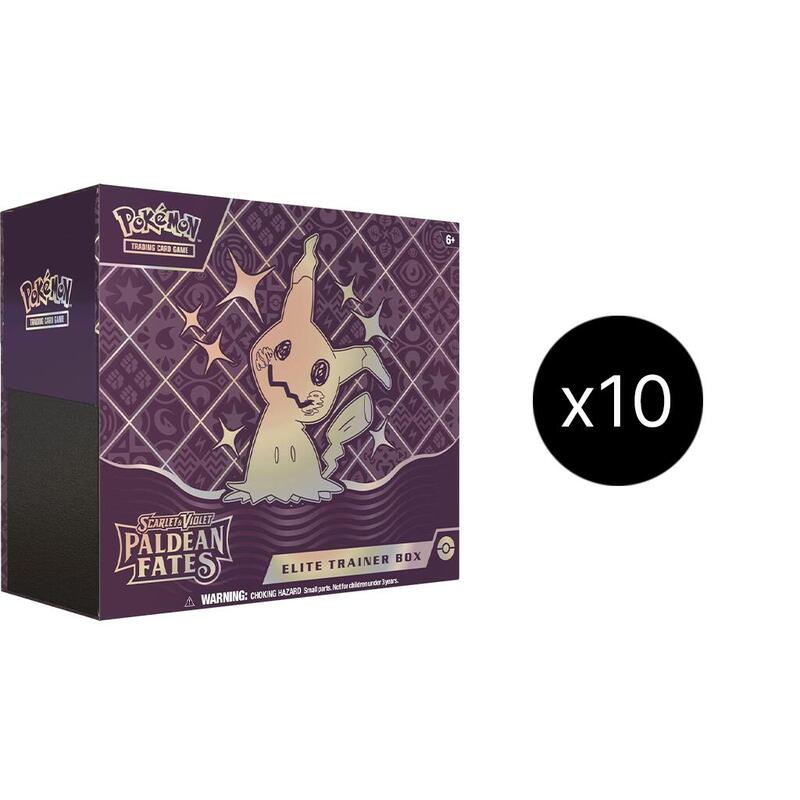 Paldean Fates Elite Trainer Box Case - SV: Paldean Fates - Pokemon ...