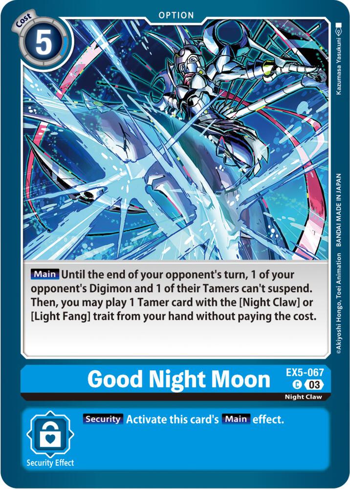 Good Night Moon - Animal Colosseum - Digimon Card Game - TCGplayer.com