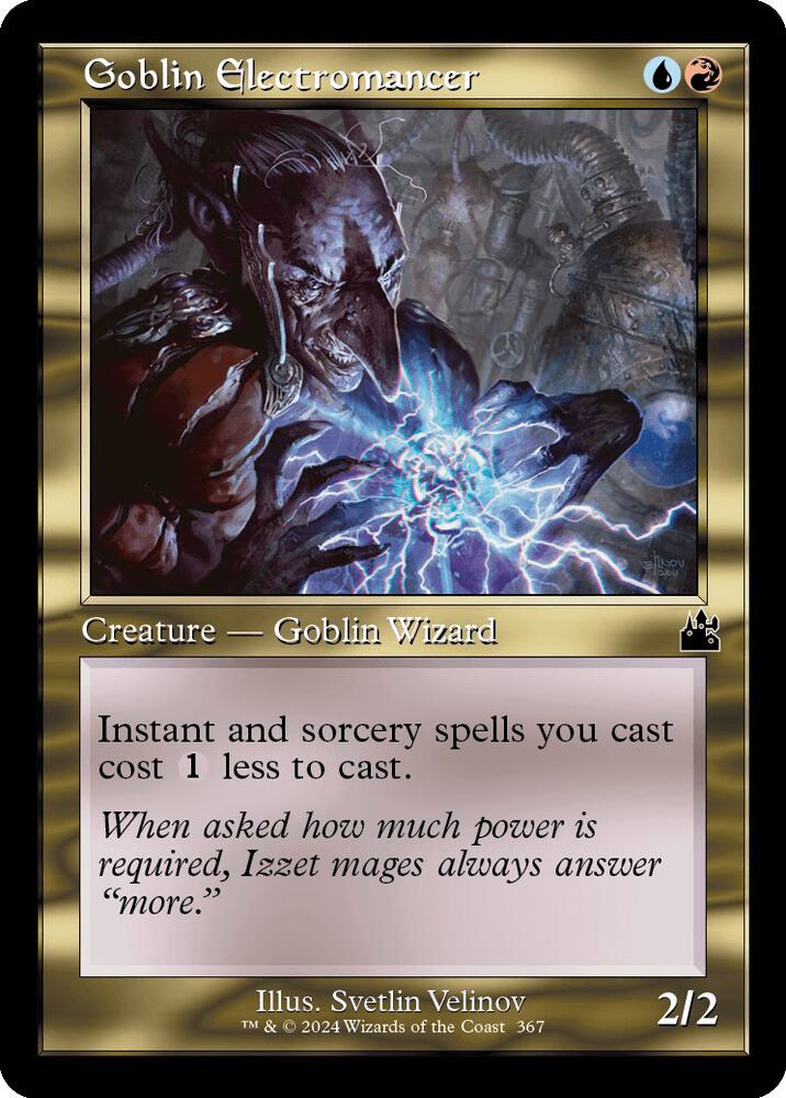 Goblin Electromancer (Retro Frame) - Ravnica Remastered - Magic: The ...