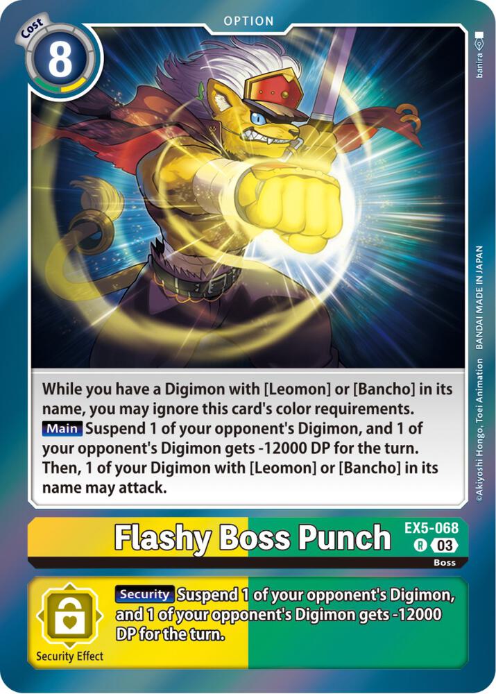 Flashy Boss Punch - Animal Colosseum - Digimon Card Game - TCGplayer.com