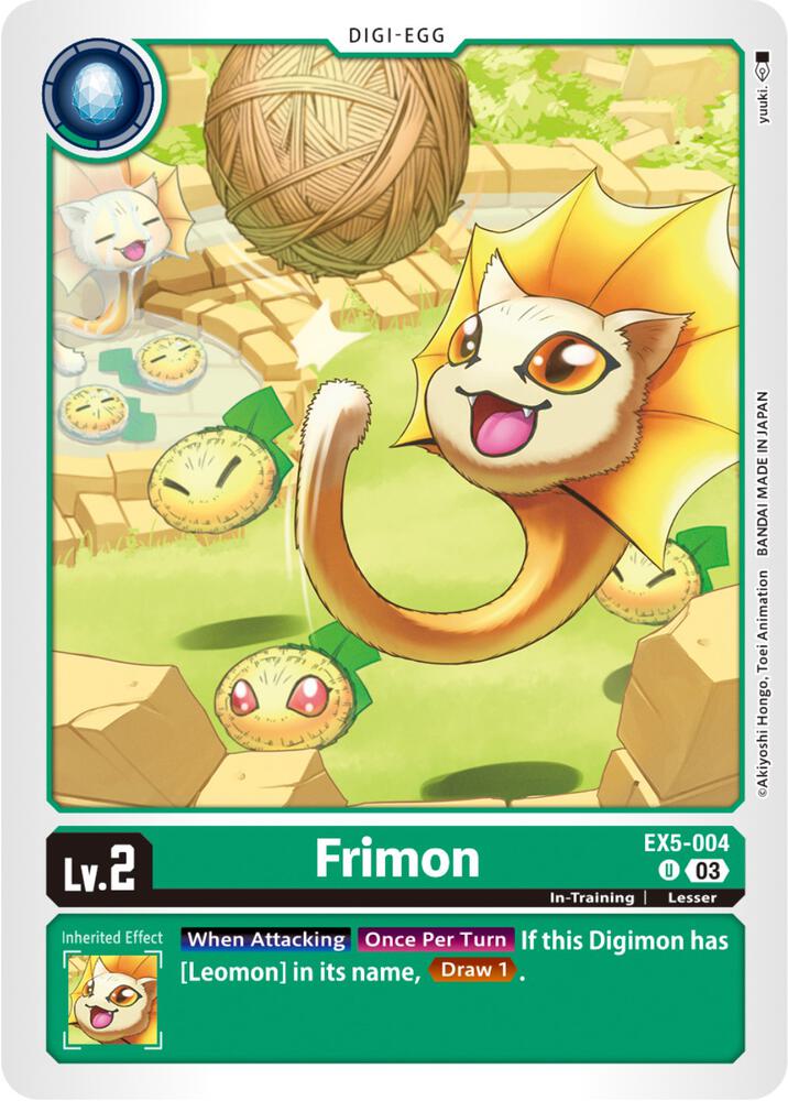 Frimon - Animal Colosseum - Digimon Card Game - TCGplayer.com