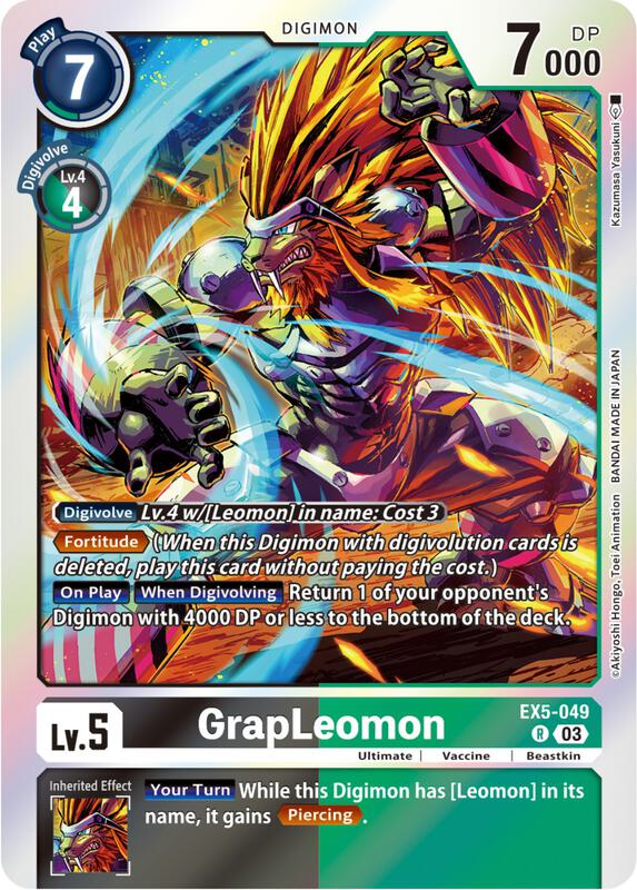 HeavyLeomon - Animal Colosseum - Digimon Card Game - TCGplayer.com