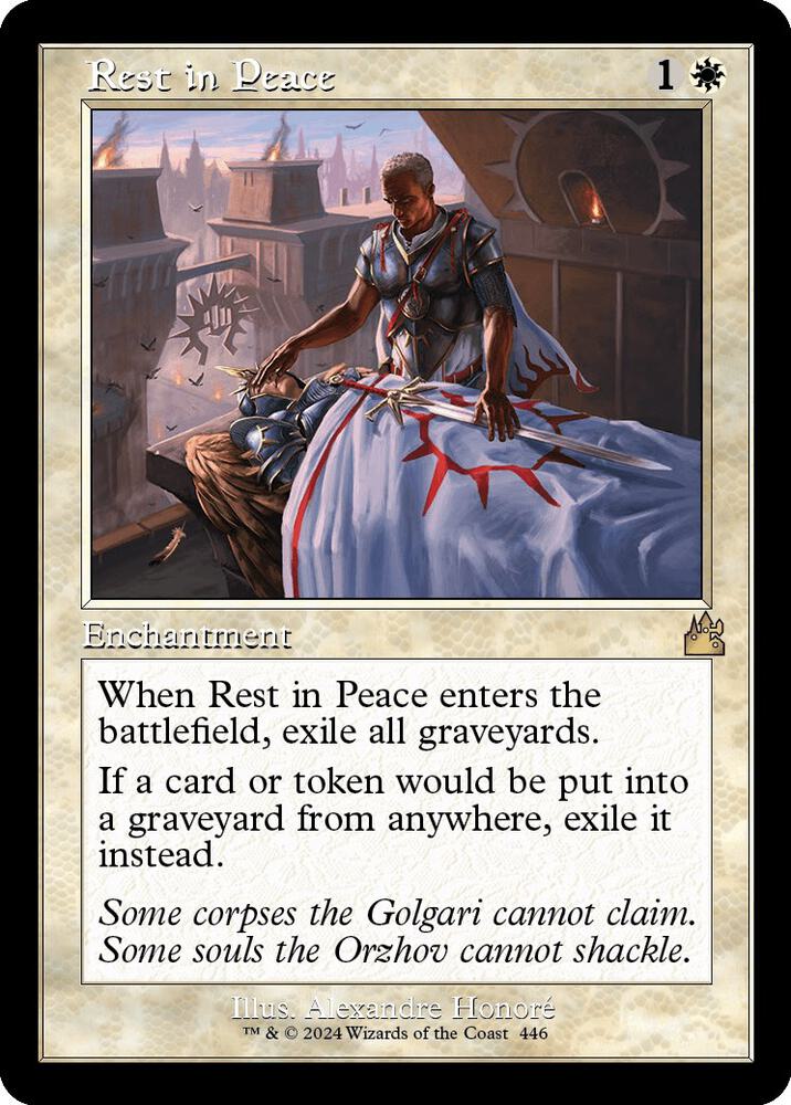 Rest in Peace (Retro Frame) - Ravnica Remastered - Magic: The Gathering