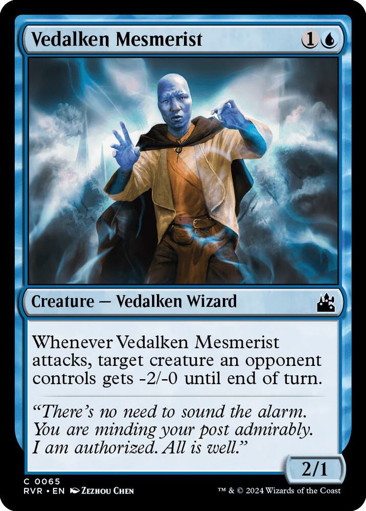 Vedalken Mesmerist - Ravnica Remastered - Magic: The Gathering ...
