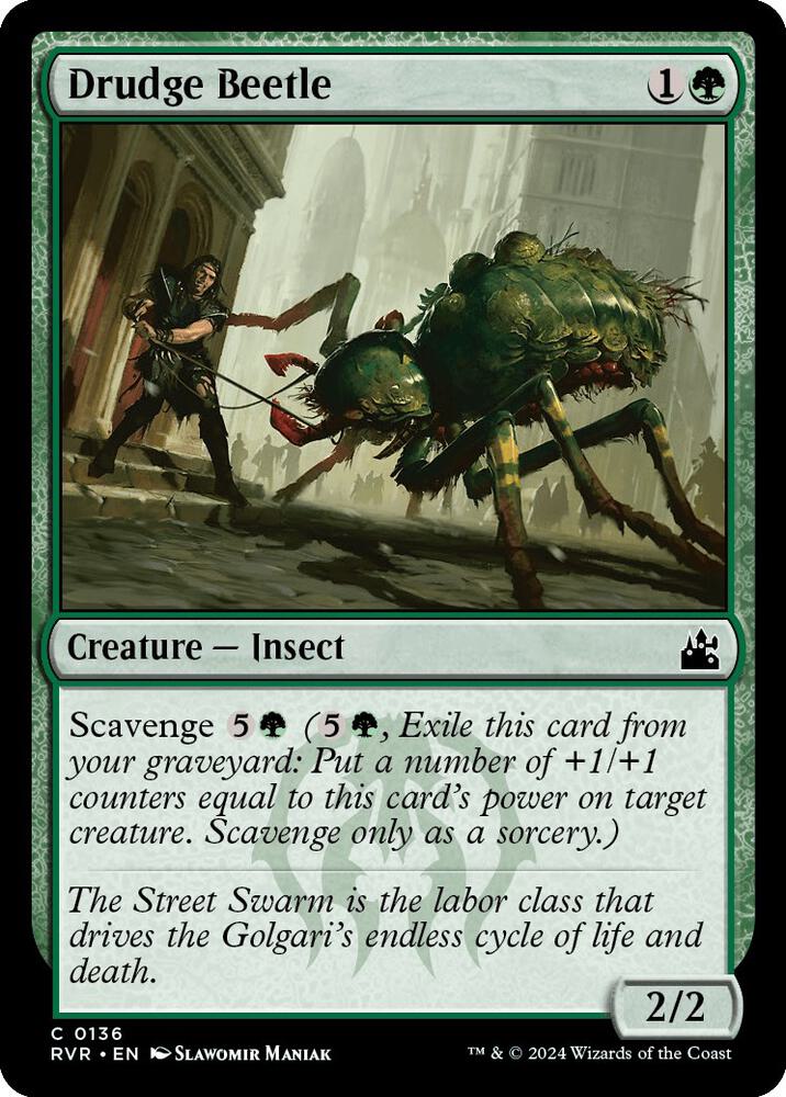 Drudge Beetle - Ravnica Remastered - Magic: The Gathering - TCGplayer.com