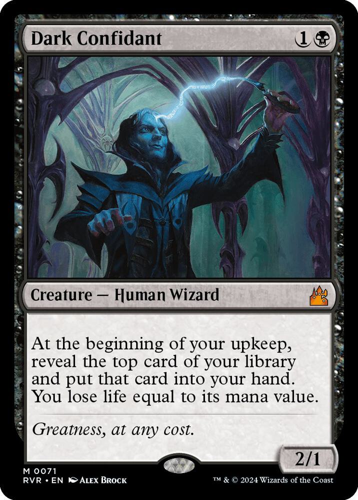 Dark Confidant - Ravnica Remastered - Magic: The Gathering - TCGplayer.com