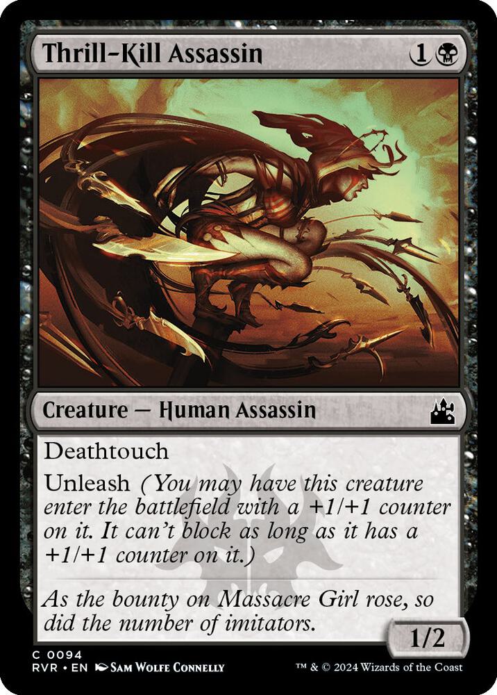 Thrill-Kill Assassin - Ravnica Remastered - Magic: The Gathering ...
