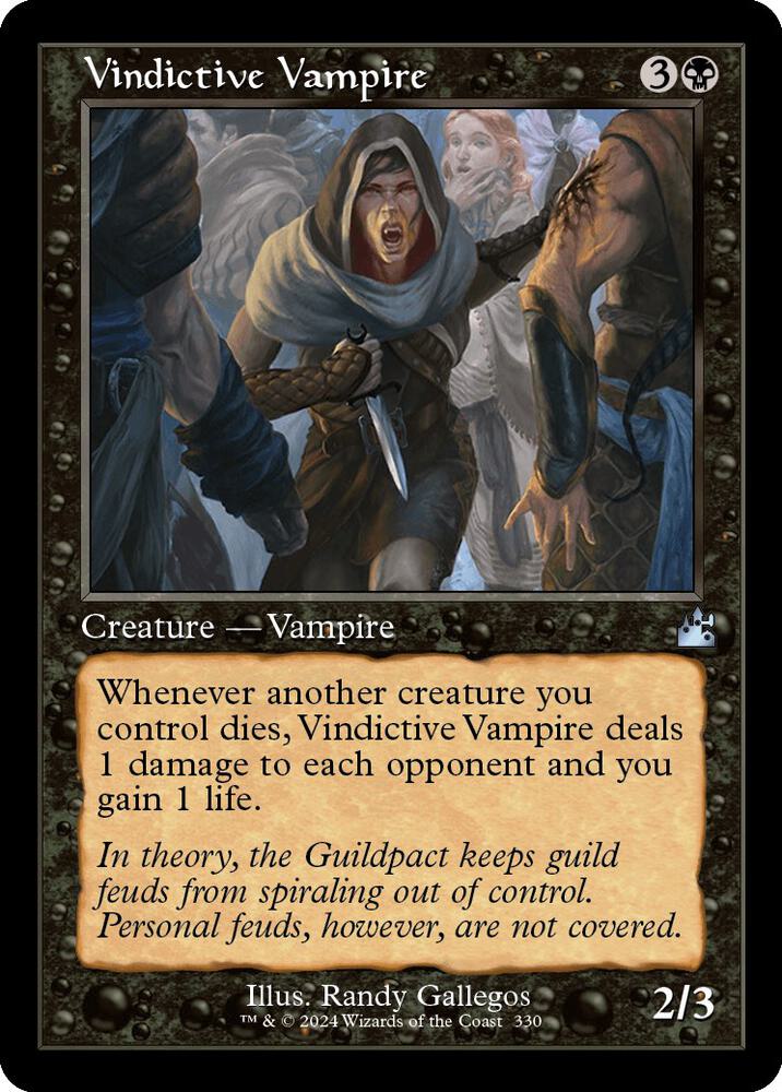 Vindictive Vampire (Retro Frame) - Ravnica Remastered - Magic: The ...