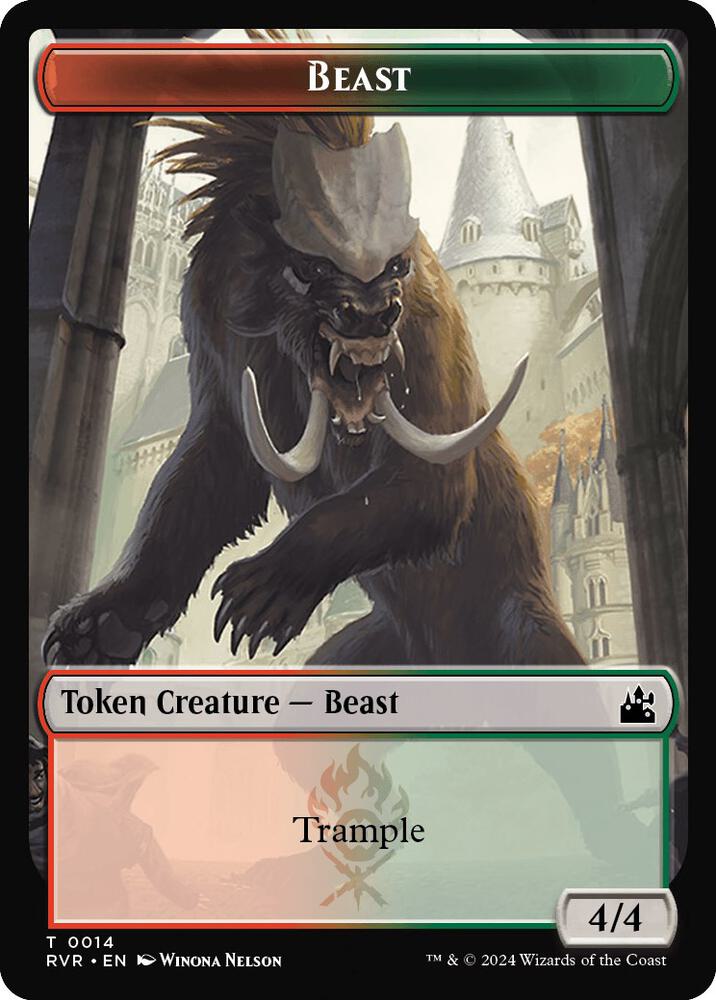 Beast Token - Ravnica Remastered - Magic: The Gathering - TCGplayer.com