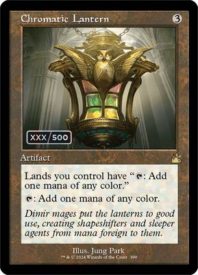 Chromatic Lantern (Retro Frame) (Serial Numbered) - Ravnica Remastered ...