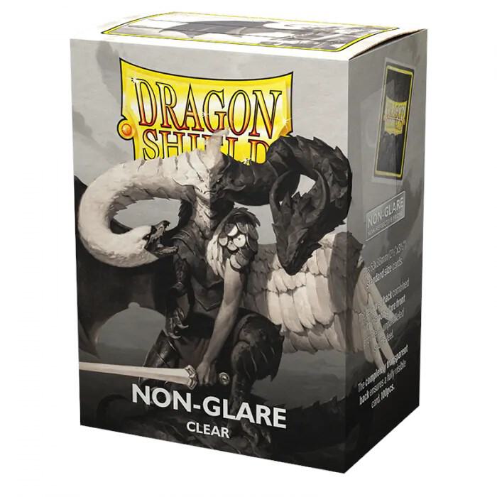 Dragon Shield Non-Glare V2 Matte Sleeves - Clear (100-Pack) - Dragon ...