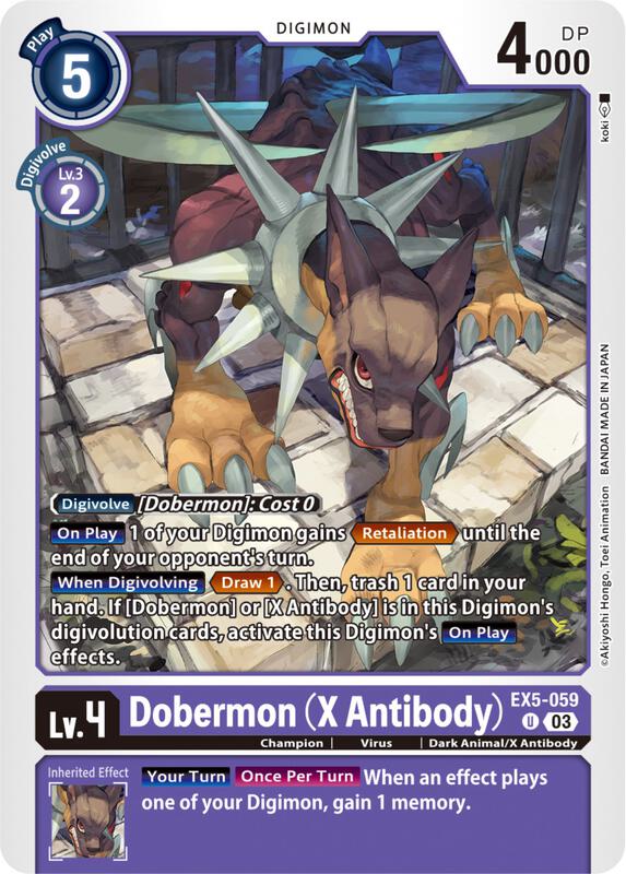 X Antibody Proto Form - Animal Colosseum - Digimon Card Game