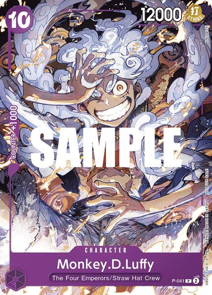 Monkey.D.Luffy (041) - One Piece Promotion Cards - One Piece Card Game ...