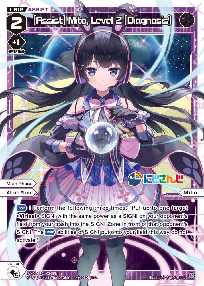 [Assist] Mito, Level 2 [Diagnosis] - Collab Booster: Nijisanji Diva - WIXOSS - TCGplayer.com