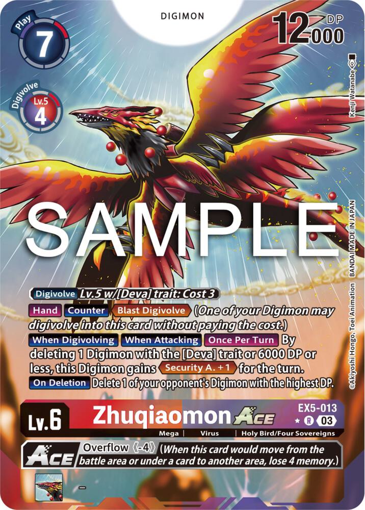 Zhuqiaomon ACE (Alternate Art) - Animal Colosseum - Digimon Card Game - TCGplayer.com