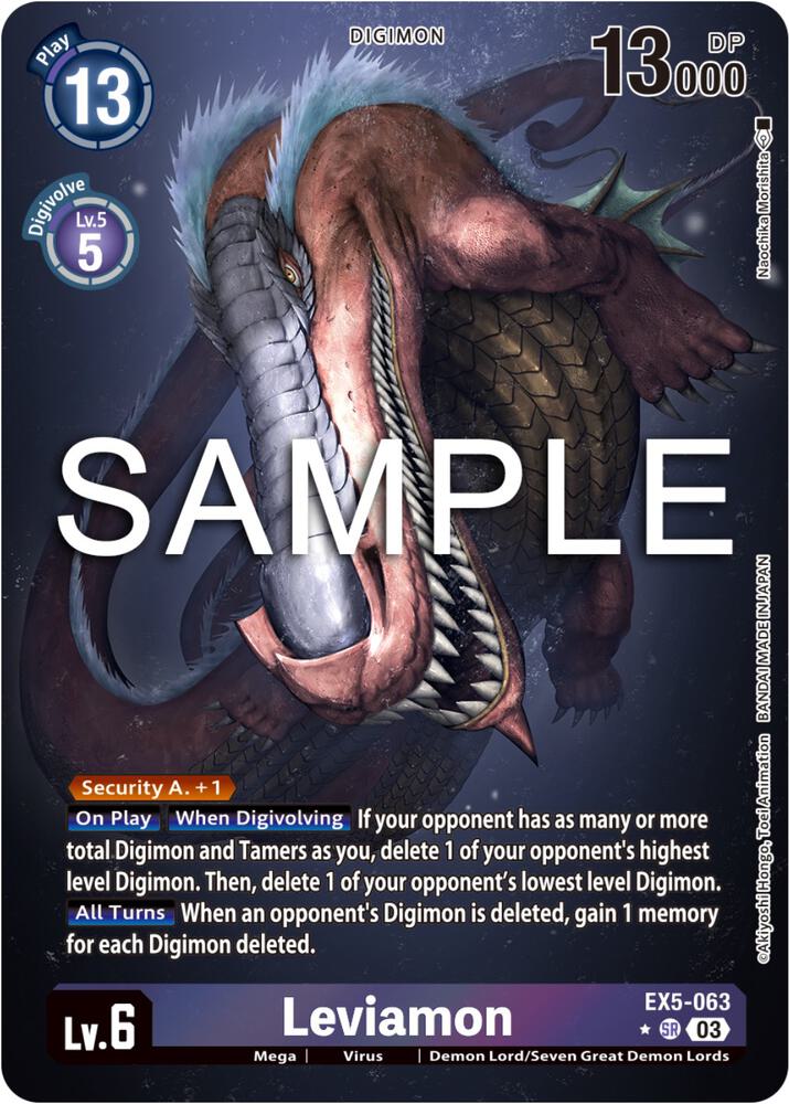 Leviamon (Alternate Art) - Animal Colosseum - Digimon Card Game ...
