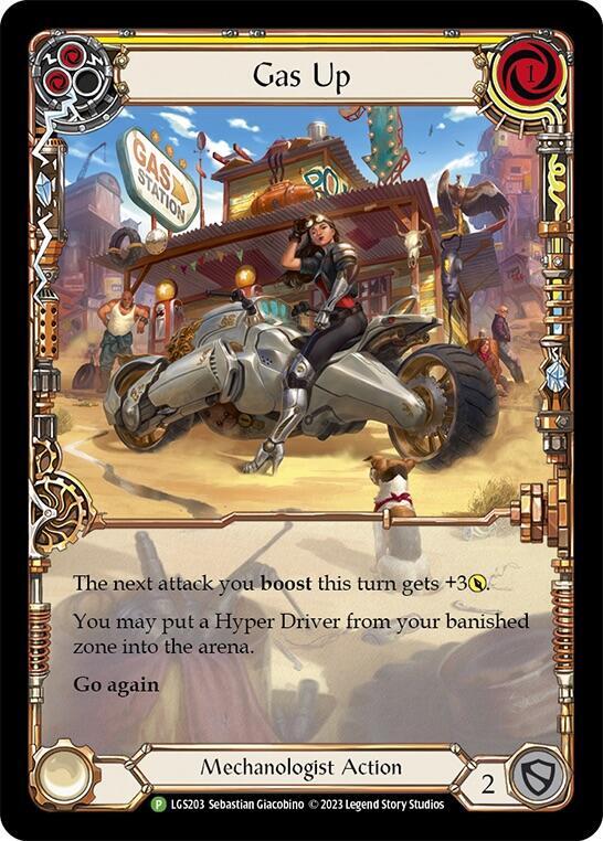 Gas Up - LGS203 - Flesh and Blood: Promo Cards - Flesh and Blood TCG