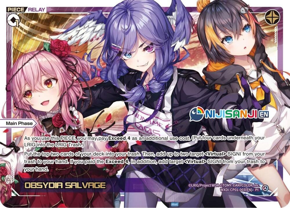 OBSYDIA SALVAGE - Collab Booster: Nijisanji Diva - WIXOSS - TCGplayer.com