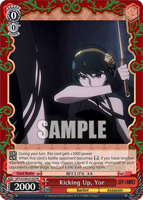Kicking Up, Yor - SPY x FAMILY - Weiss Schwarz