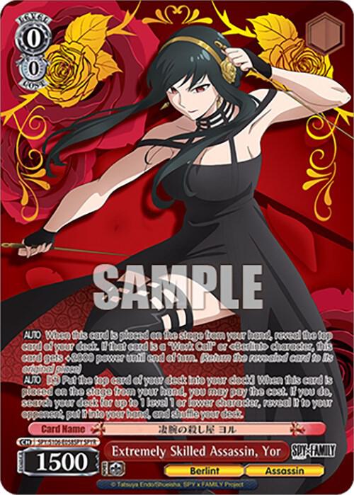 Extremely Skilled Assassin, Yor (SPYR) - SPY x FAMILY - Weiss Schwarz ...