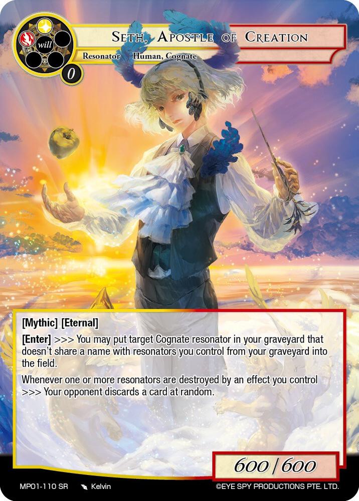 Abel, Apostle of Creation - Masterpiece "Pilgrim-Memories" - Force of Will