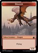 Elf Knight // Dragon Double-Sided Token - Ravnica Remastered - Magic ...