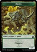 Goblin (0008) // Rhino Double-Sided Token - Ravnica Remastered - Magic: The Gathering