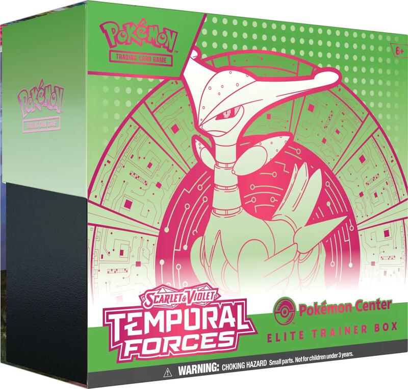 Temporal Forces Pokemon Center Elite Trainer Box (Exclusive) [Iron Leaves] - SV05: Temporal ...