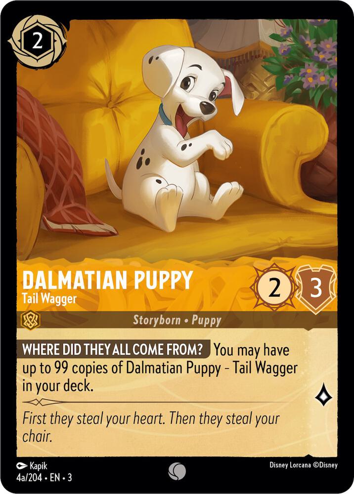 Dalmatian Puppy - Tail Wagger (4d/204) - Into the Inklands - Disney ...