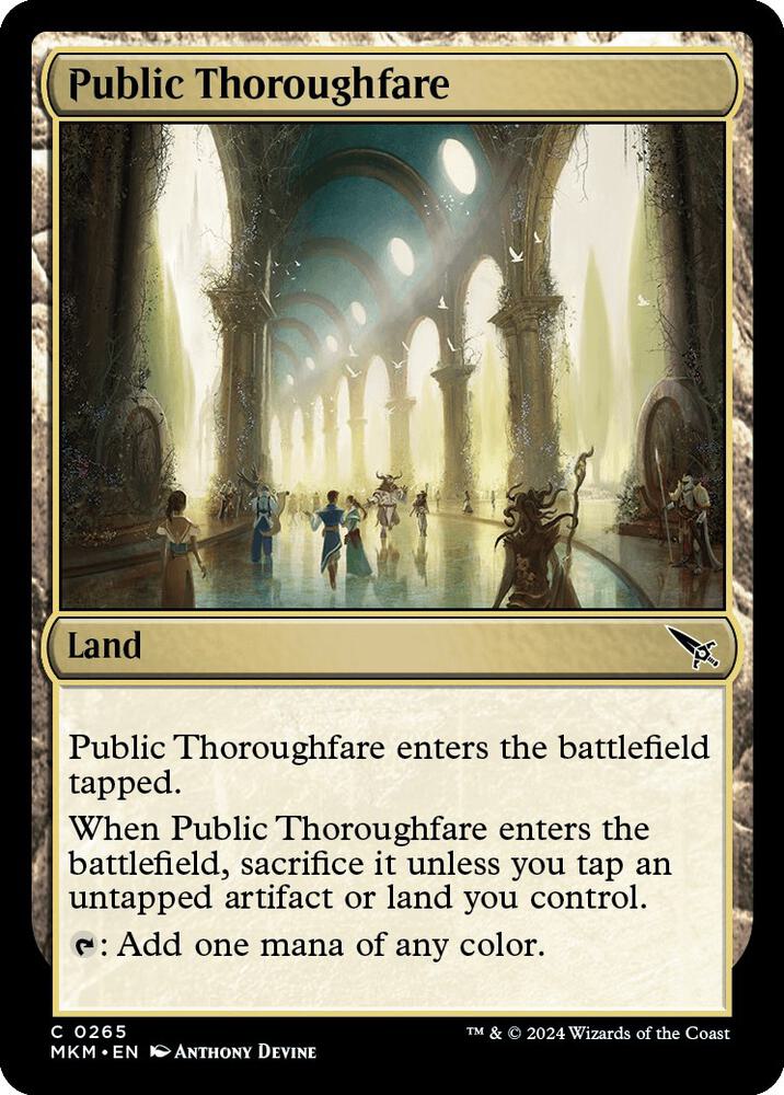 Public Thoroughfare - Murders at Karlov Manor - Magic: The Gathering ...
