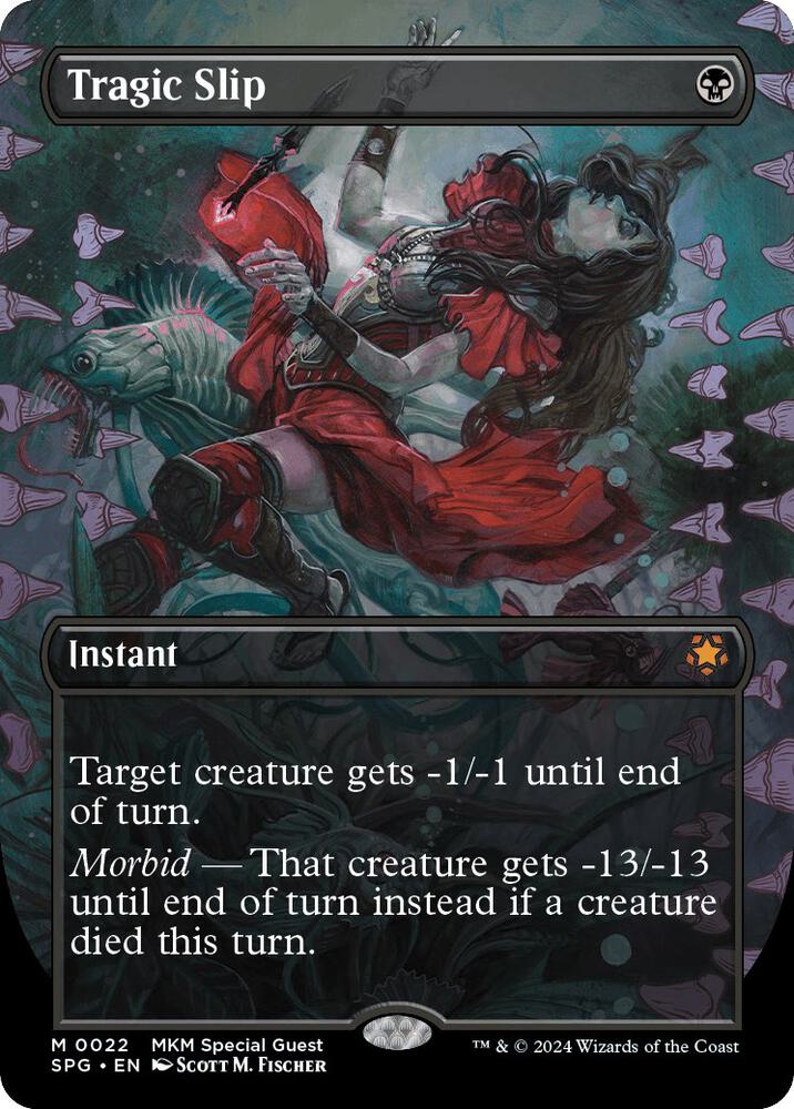 Tragic Slip (Borderless) - Special Guests - Magic: The Gathering ...