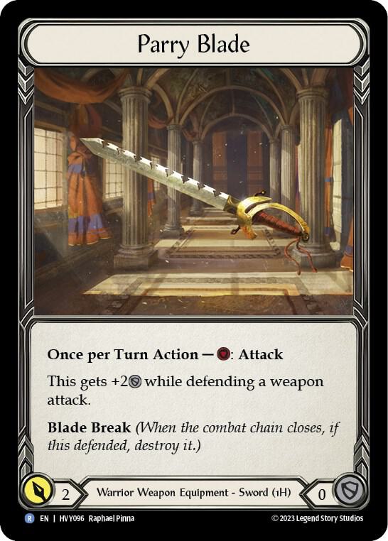Parry Blade - Heavy Hitters - Flesh and Blood TCG - TCGplayer.com