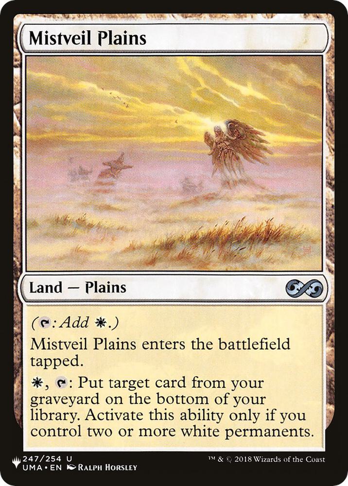 Mistveil Plains - The List Reprints - Magic: The Gathering