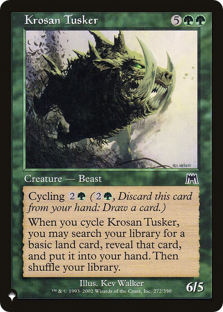 Krosan Tusker (ONS) - The List Reprints - Magic: The Gathering ...